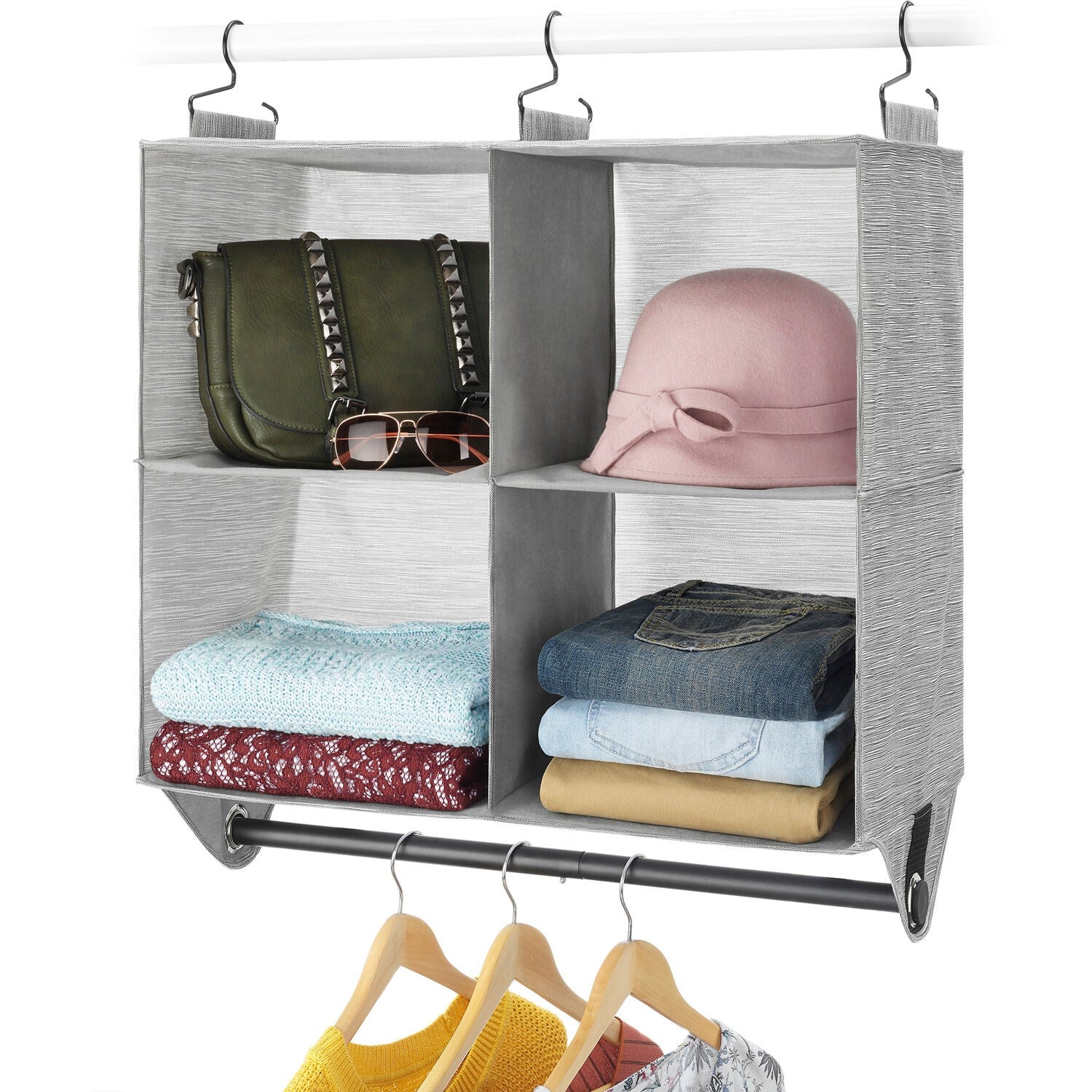 4 Section Closet Organizer | Prospera Health and Hospitality
