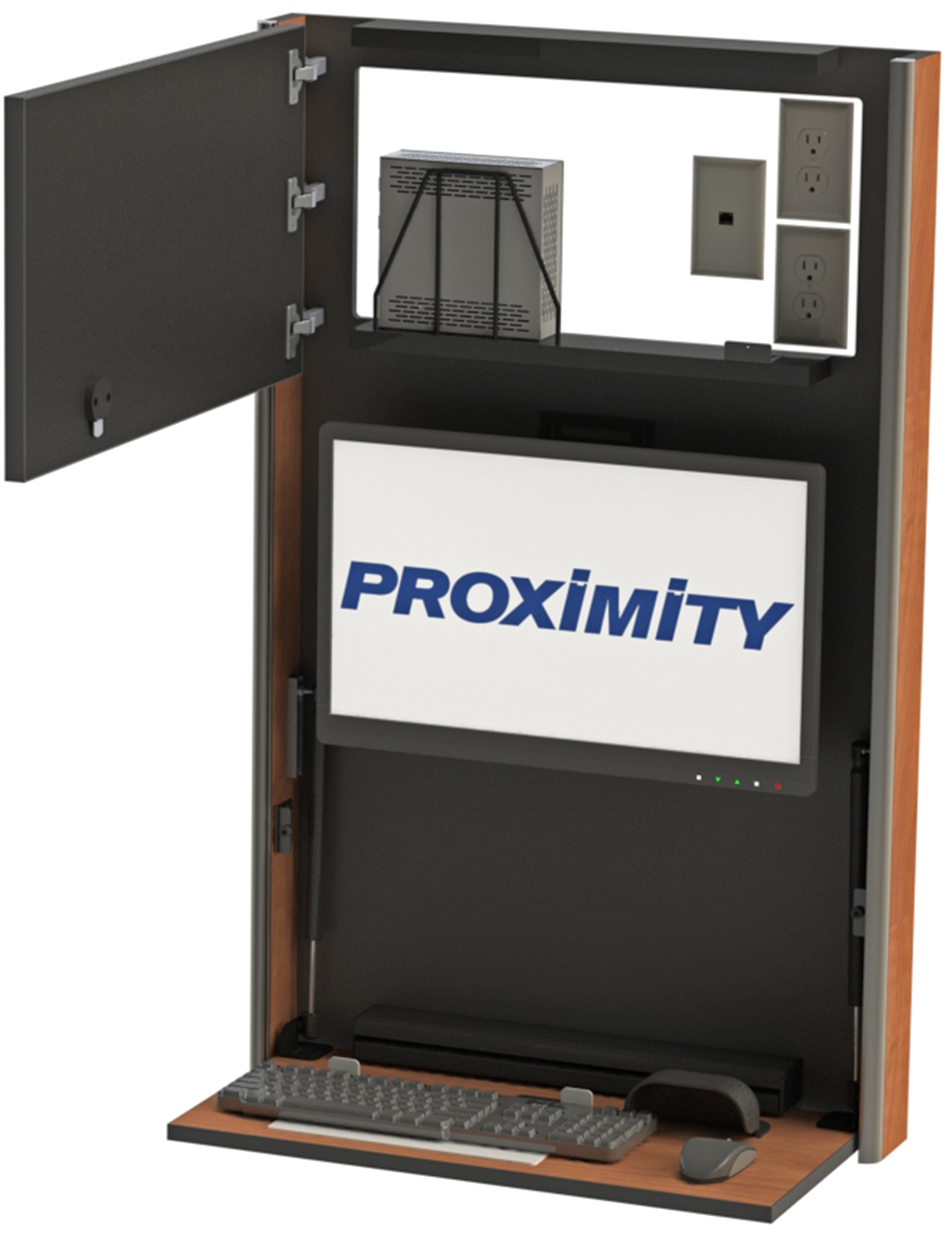 Proximity Medical Cabinet: EXT SLIM OPEN FACE